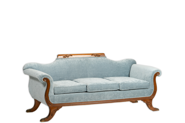 C-09 – ANTIQUE LIGHT BLUE SOFA – Canvas Event Furniture