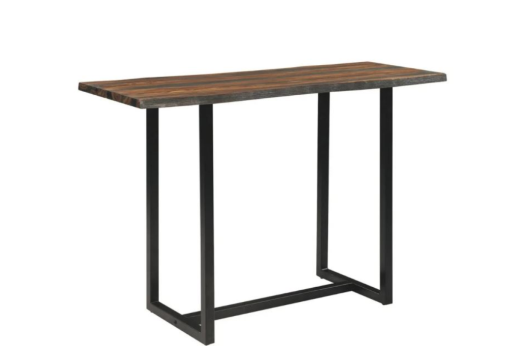 A-06- LIVE EDGE BAR RAIL TABLE – Canvas Event Furniture