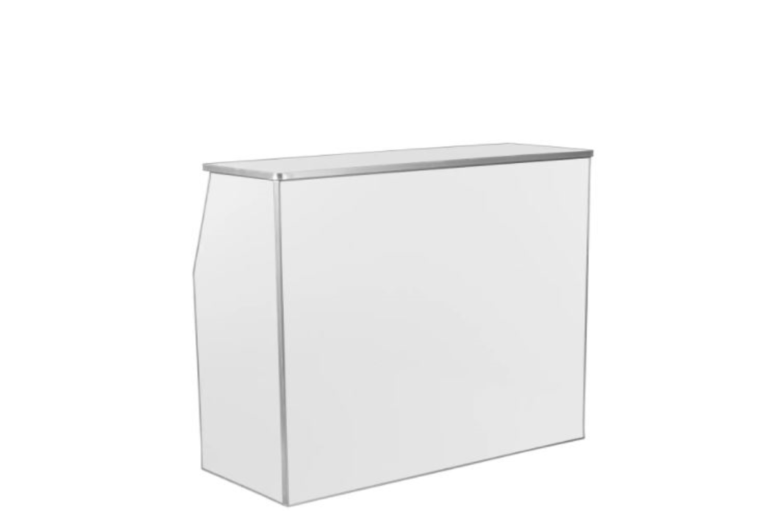 White Round Bar (Quarter Pieces) – Canvas Event Furniture